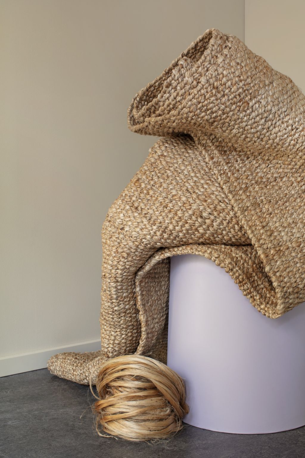 Natural melange large rug Jenny, made of sisal - Dixie