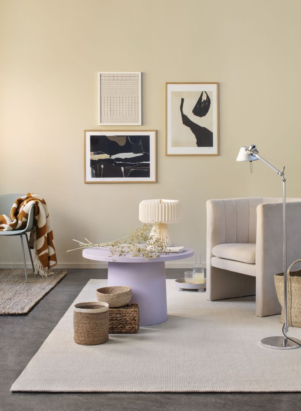 Natural melange large rug Jenny, made of sisal - Dixie